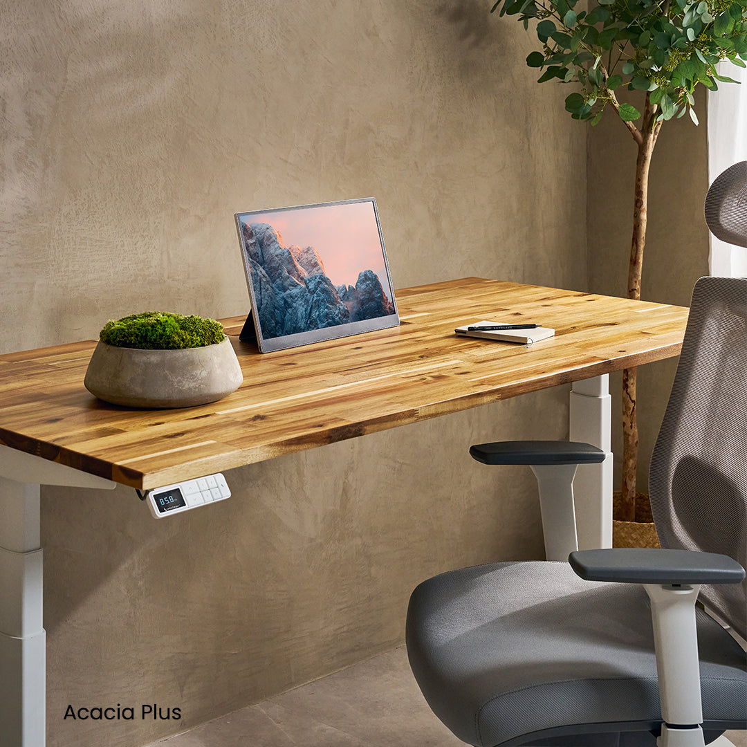 Omnidesk Ascent Wildwood | Solid Wood Ergonomic Adjustable Standing Desk