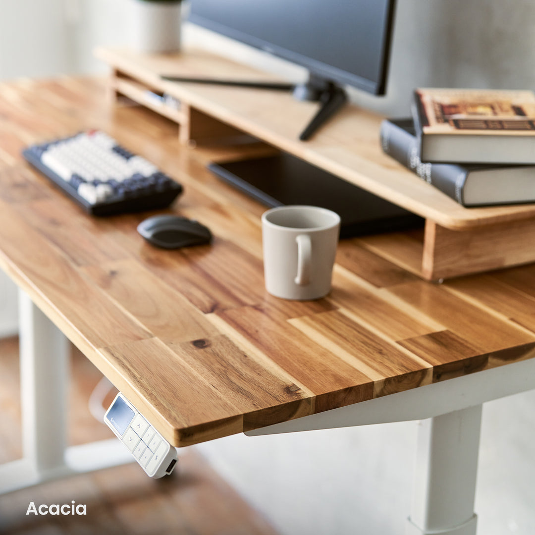Omnidesk Ascent Wildwood | Solid Wood Ergonomic Adjustable Standing Desk