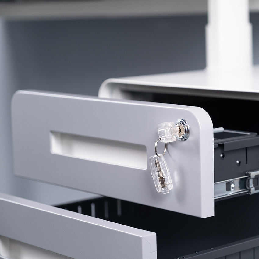 Tandem: Mobile Steel Storage Drawer - Omnidesk