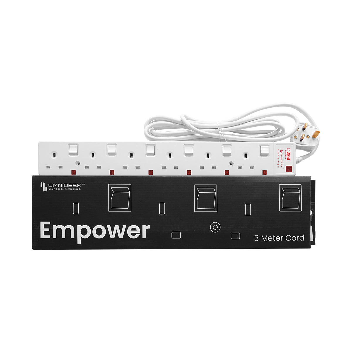 Empower Mounted Powerbar - Omnidesk