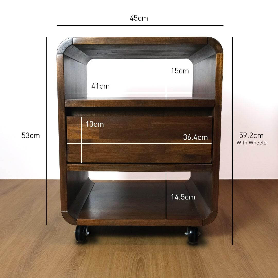 Sheva Acacia Pedestal - Omnidesk