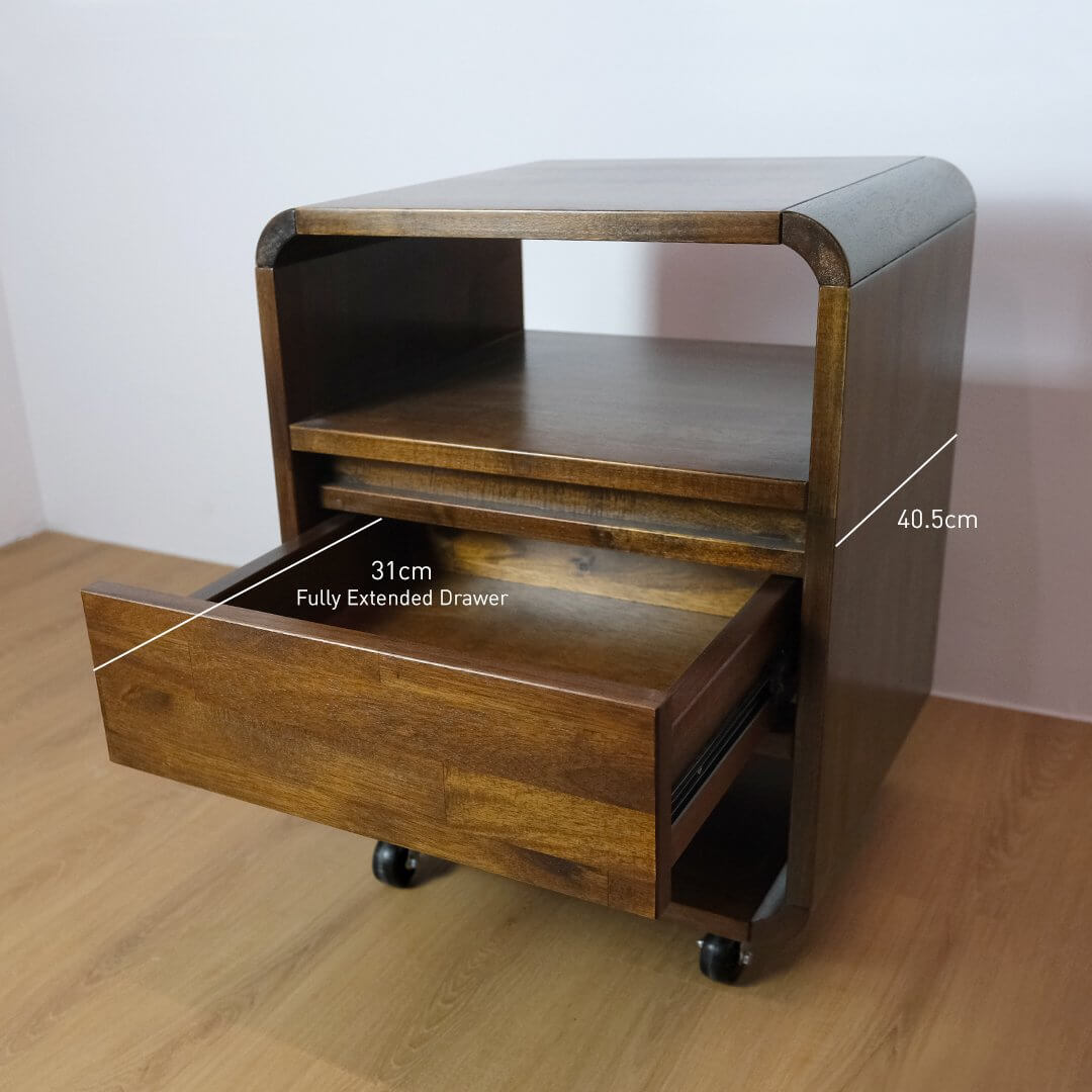 Sheva Acacia Pedestal - Omnidesk