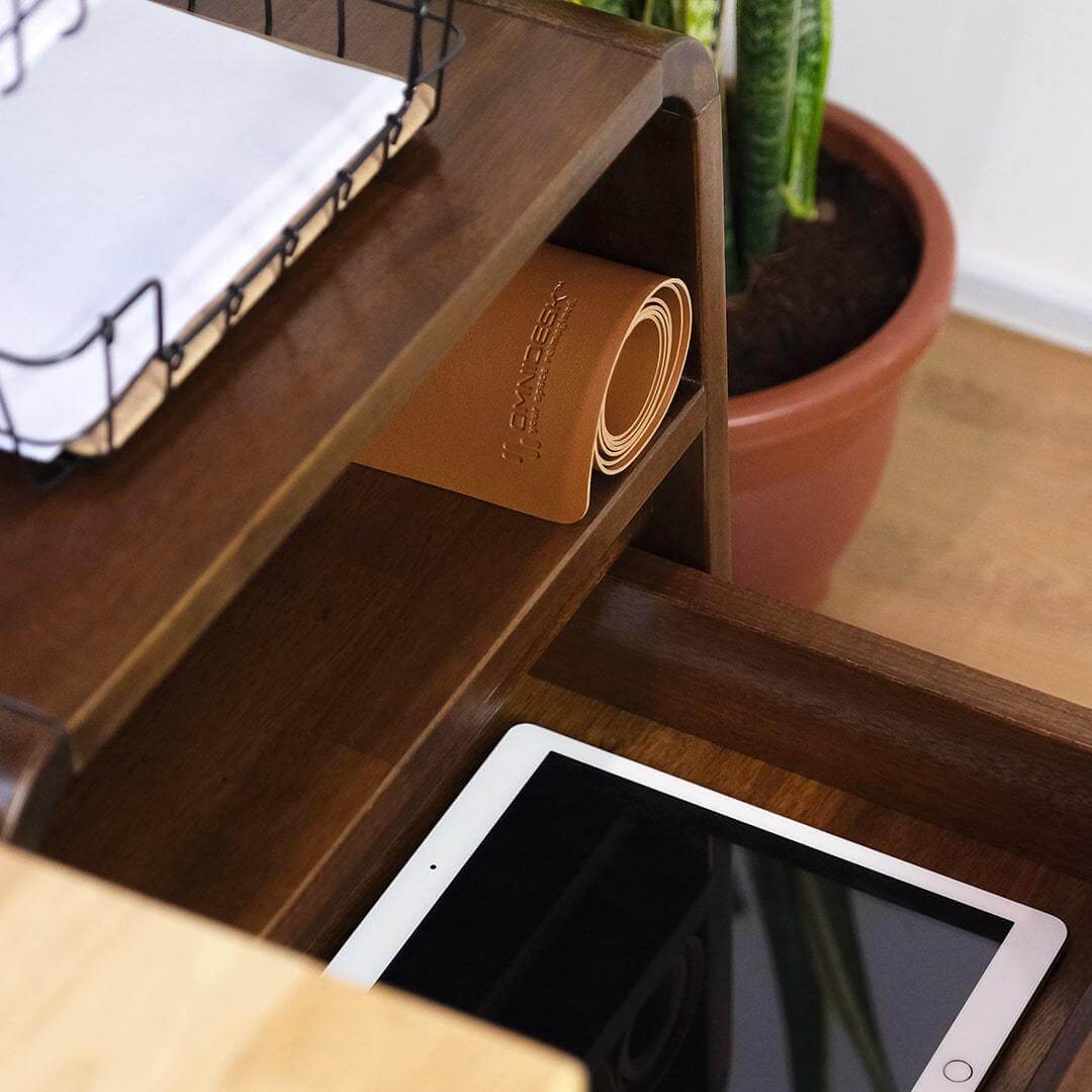 Sheva Acacia Pedestal - Omnidesk